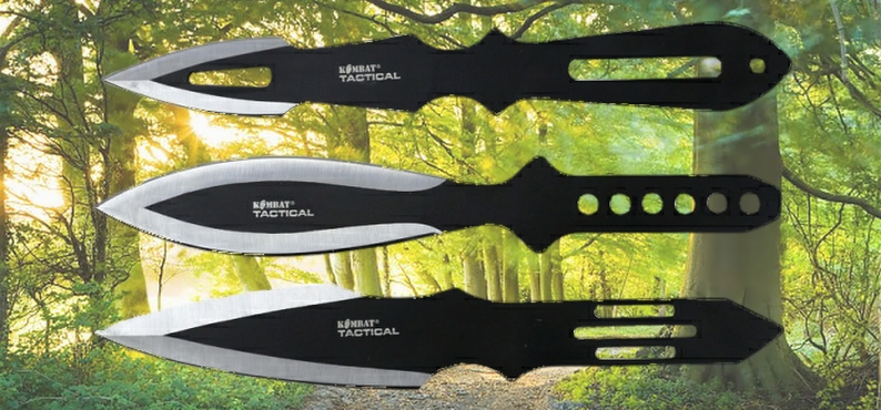 Triple Throwing Knife Set - Knifewarehouse
