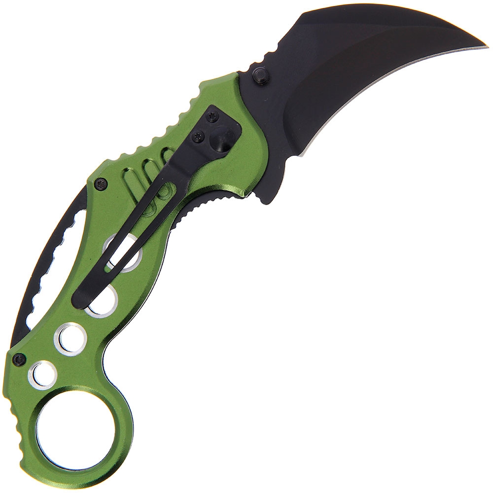 Golan Karambit Lock Knife Green | Knifewarehouse