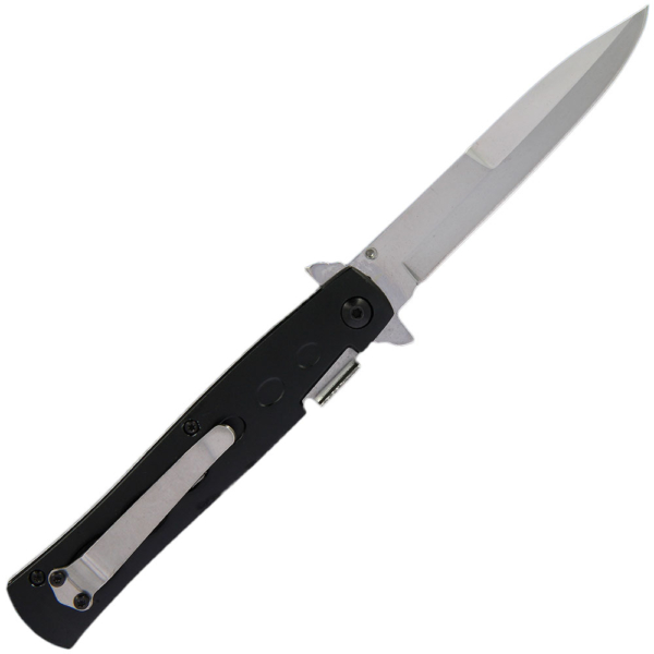 Golan Italian Stiletto Godfather Lock Knife Polished | Knifewarehouse