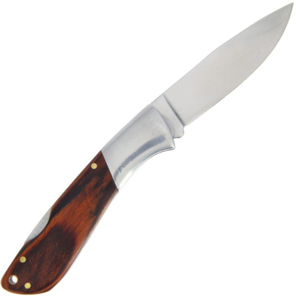 Shiny Pakkawood Lockback Knife | Knifewarehouse